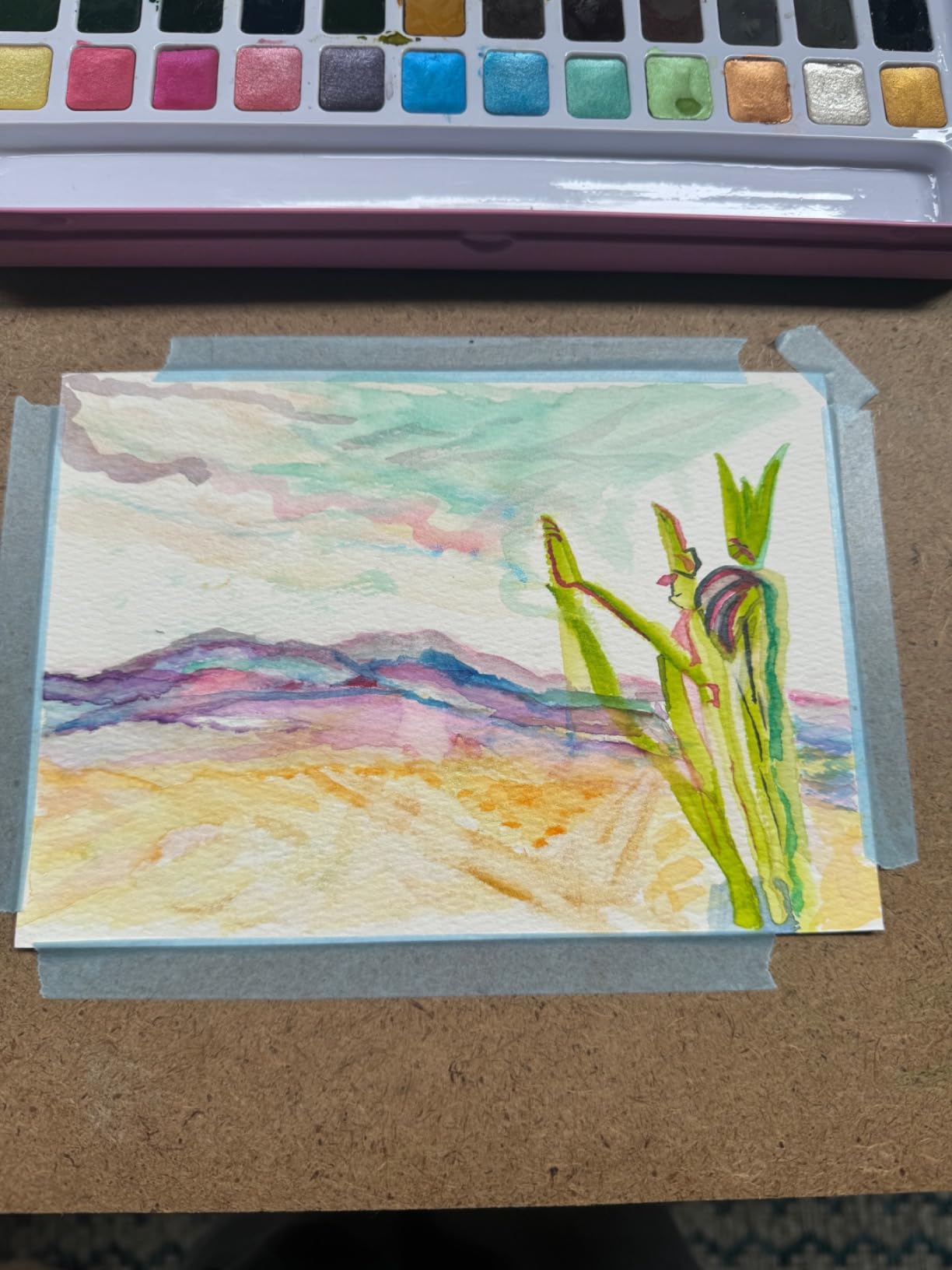 Amazon.com: 300 Sheets Watercolor Paper, 140 lb/300 GSM Cold Press ...