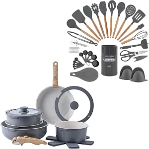 Amazon.com: Country Kitchen Cookware and COmplete Kitchen Utensils and ...