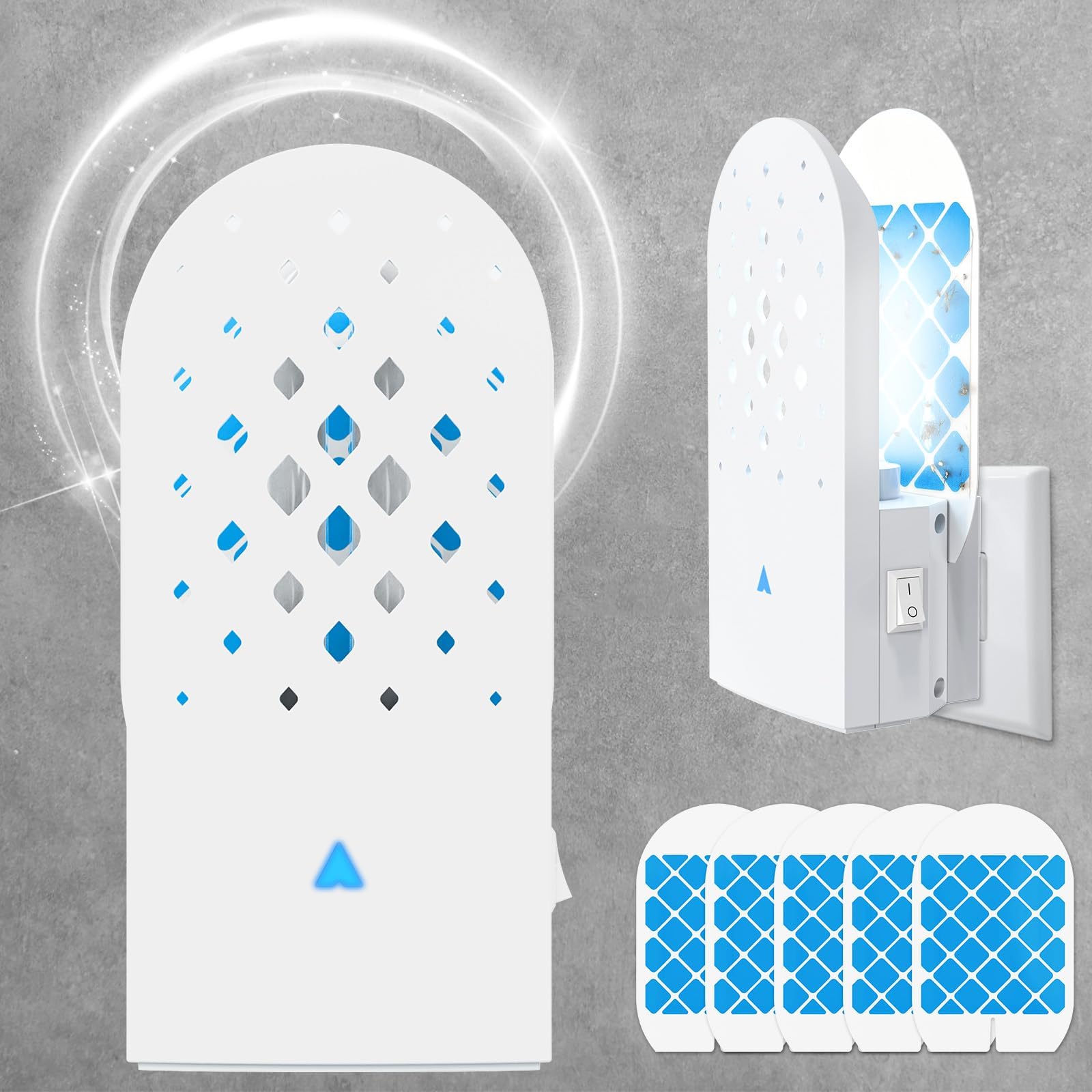 Amazon.com : X-PEST Fly Trap Indoor, Gnat Traps with Light Tube, Plug ...