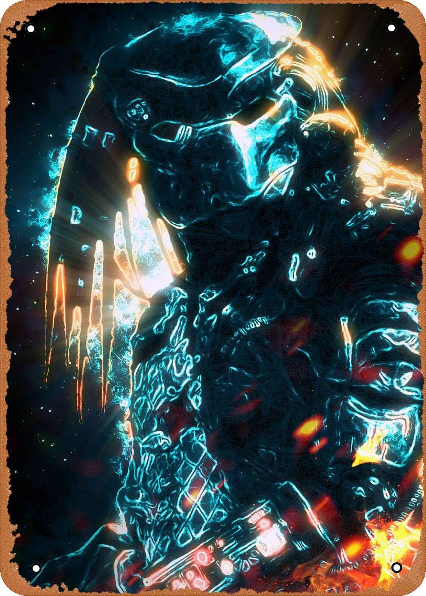 Amazon.com: Unidwod No Escape! Predator 8 x 12 Inches - Vintage Metal ...