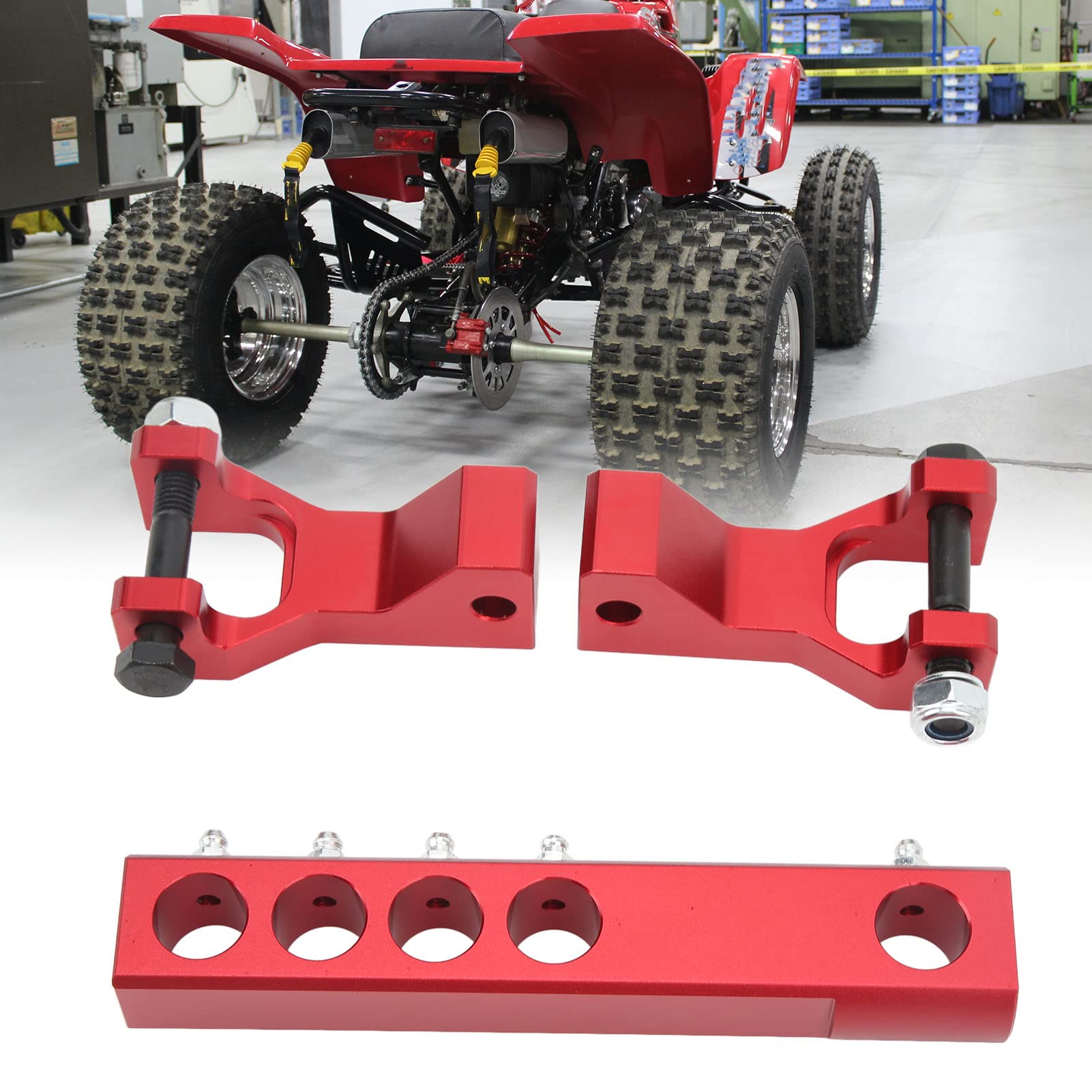 Lowering Kit Red For Banshee 350/YFM350 Warrior (1987-2008) - Front ...