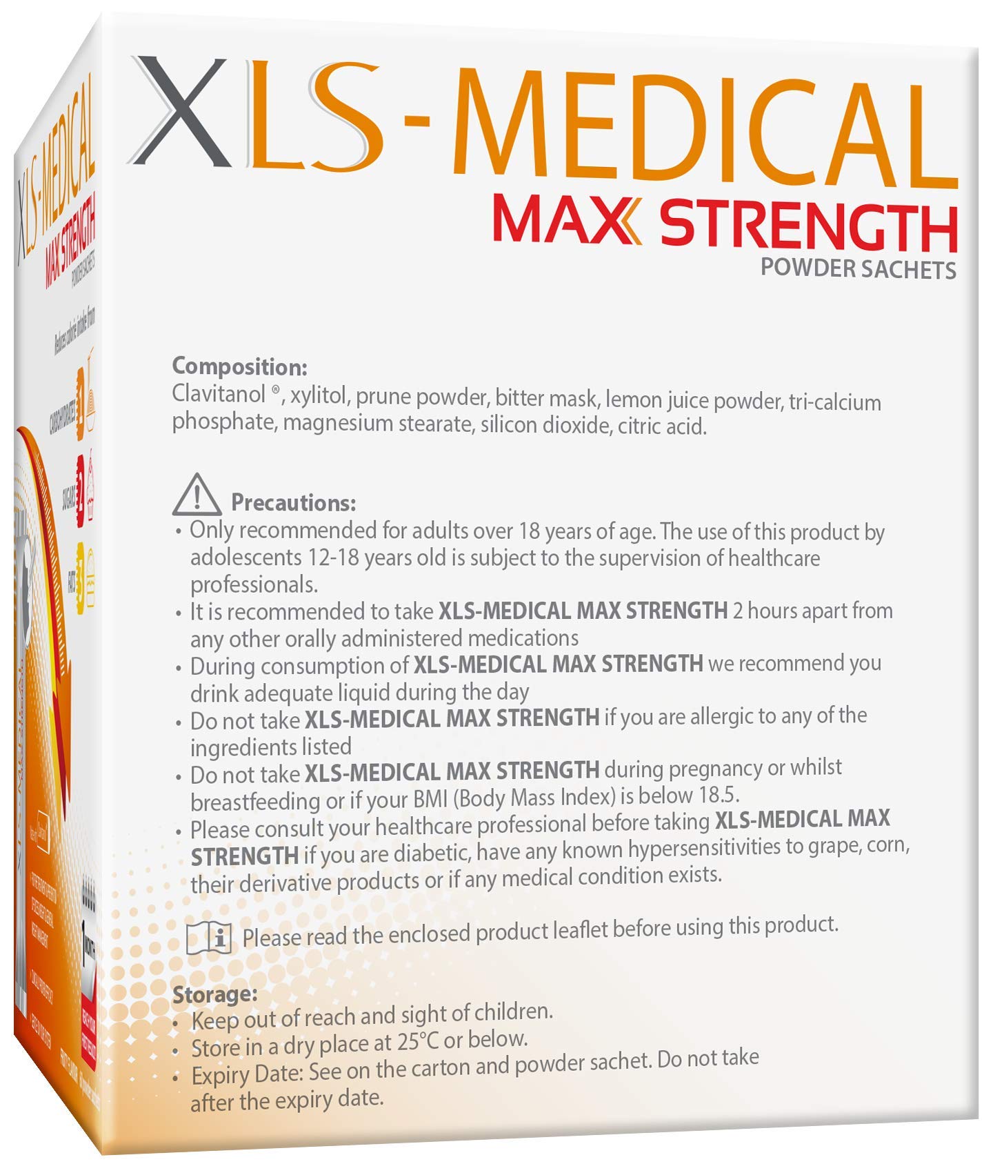 XLS Medical Max Strength Sachets - Reduce Calorie Intake from ...