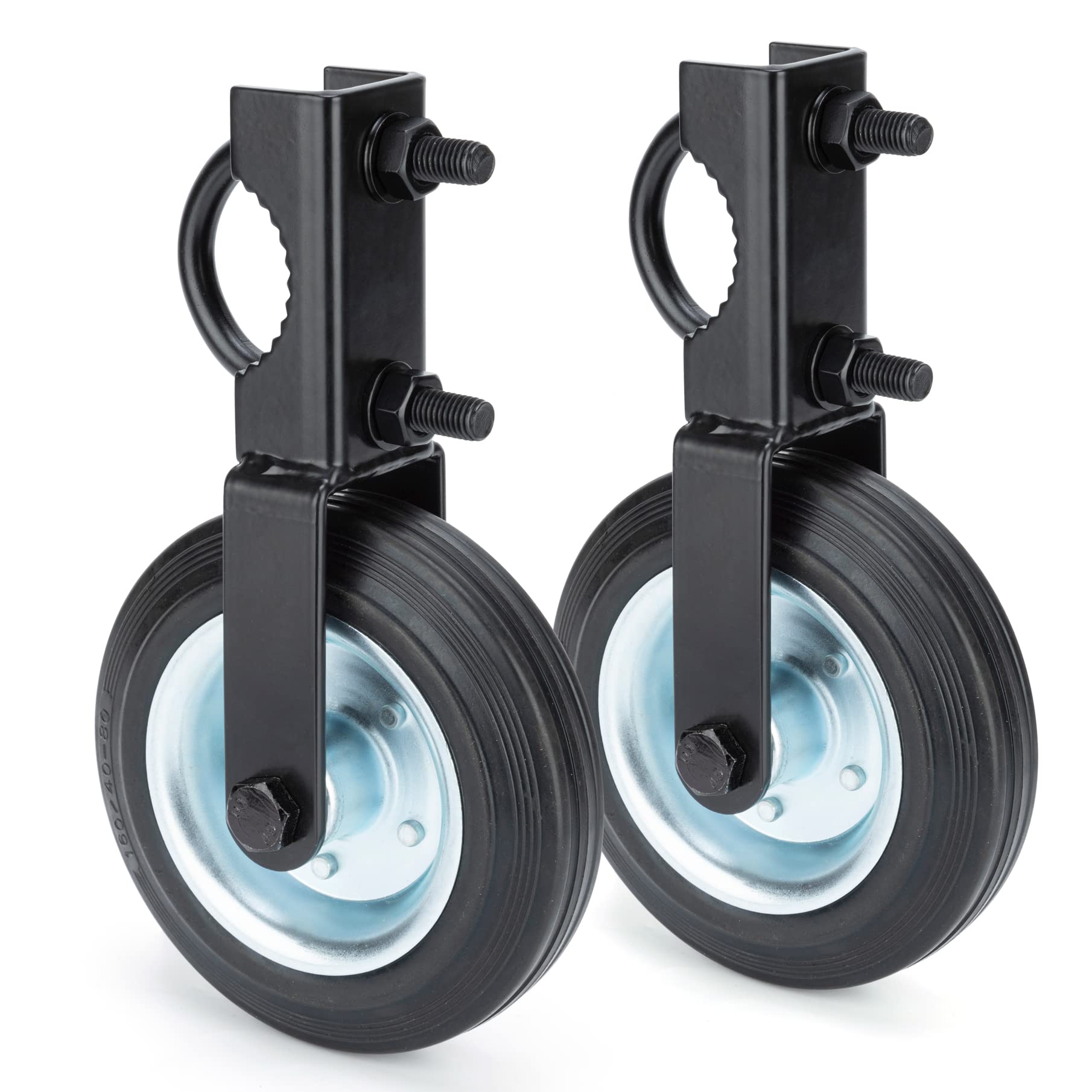 Snapklik.com : Hillmaster 6 Inch Heavy Duty Gate Helper Wheel Caster Kit