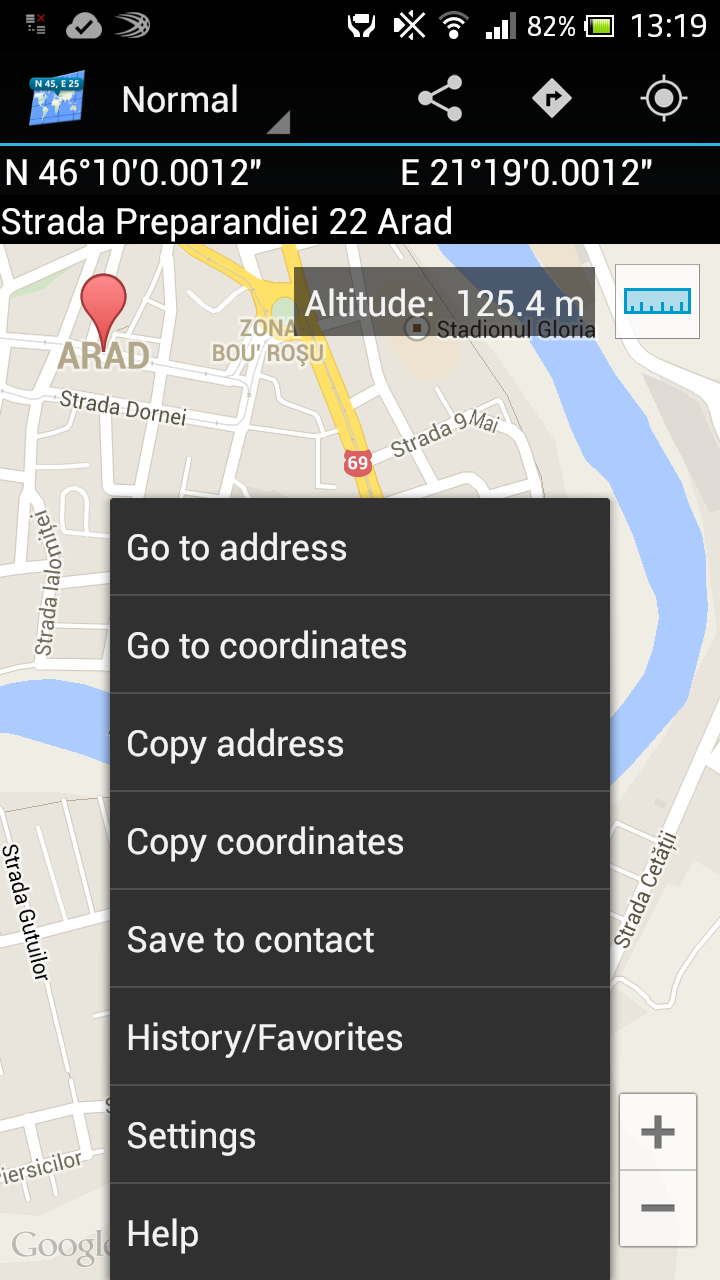 Map Coordinates - App on Amazon Appstore