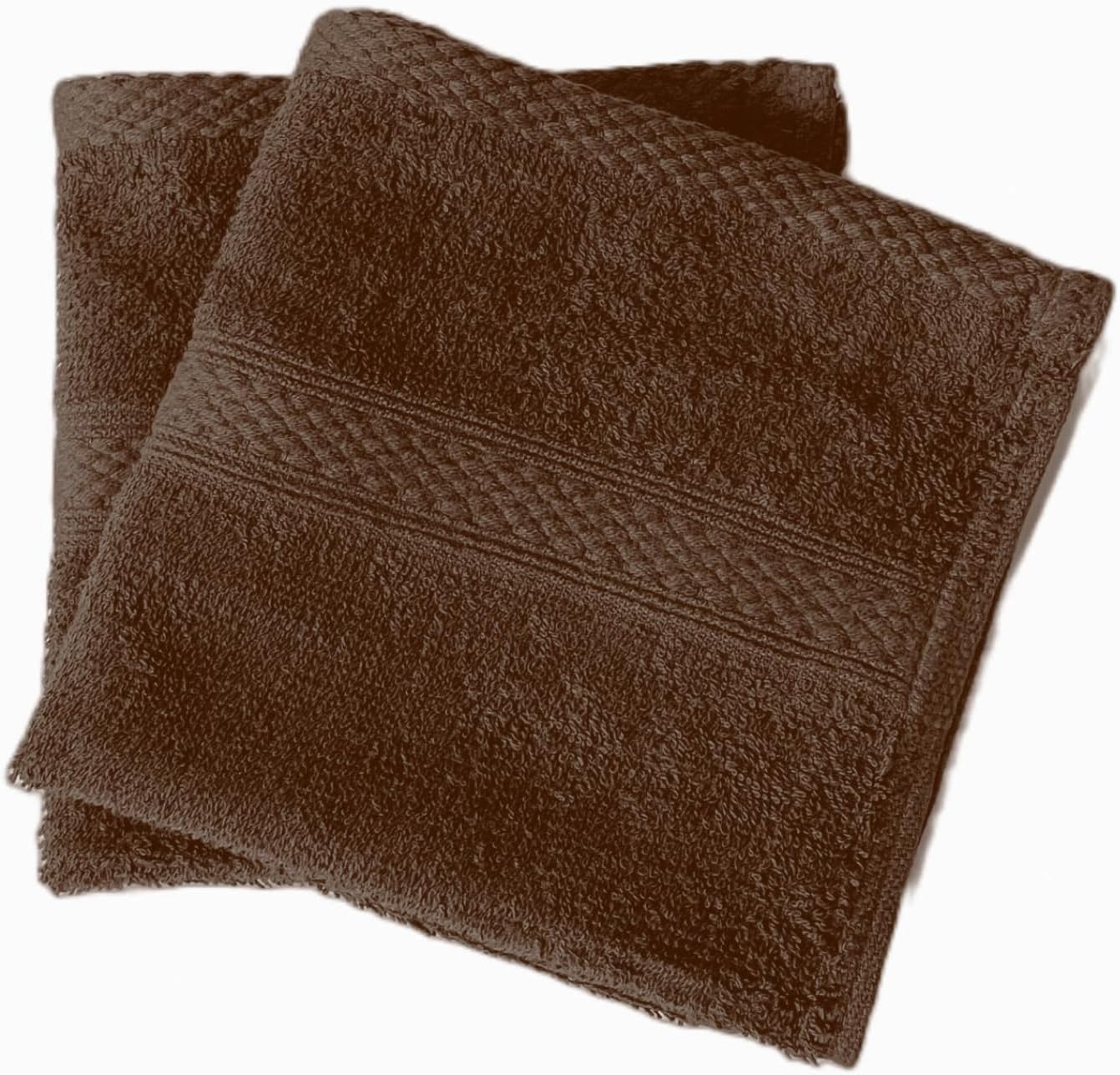 Nausha 48 X Face Cloth Towel 100% Soft Cotton Flannel & Wash Cloth 600 ...