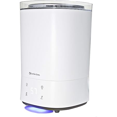 Amazon.com: Comfort Zone CZHD81 Whisper-Quiet Cool Mist Digital ...