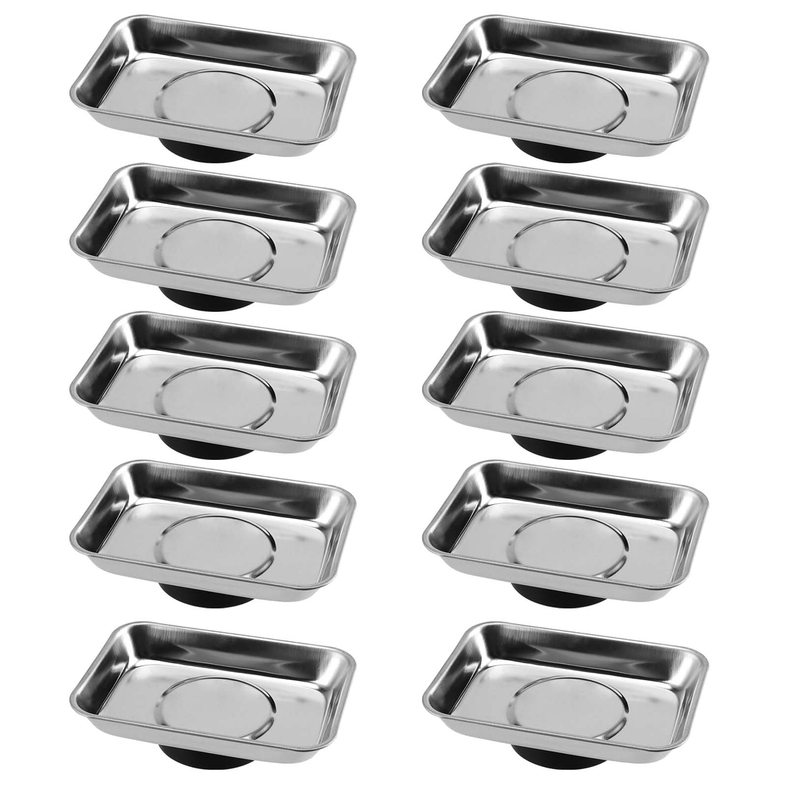 Amazon.com: SINJEUN 10 Pieces Rectangle Magnetic Part Tray, 3.6 x 2.5 ...