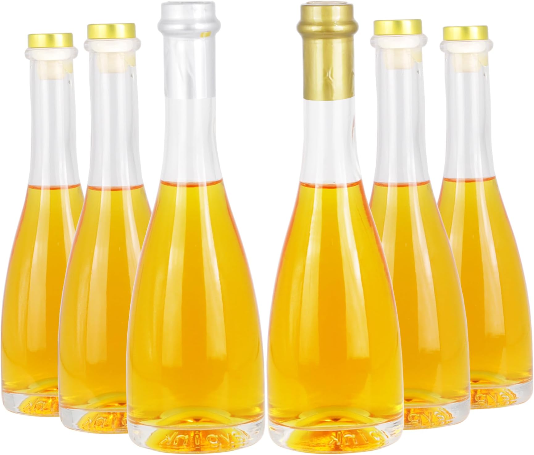 Amazon.com: nicebottles Bellissima Bottles, 375ml, Clear - Case of 12 ...