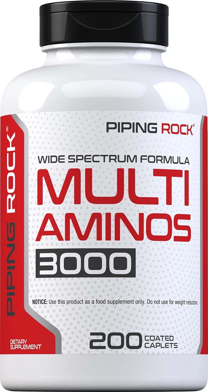Amazon.com: Piping Rock Multi Amino Acid Supplement | 200 Caplets ...