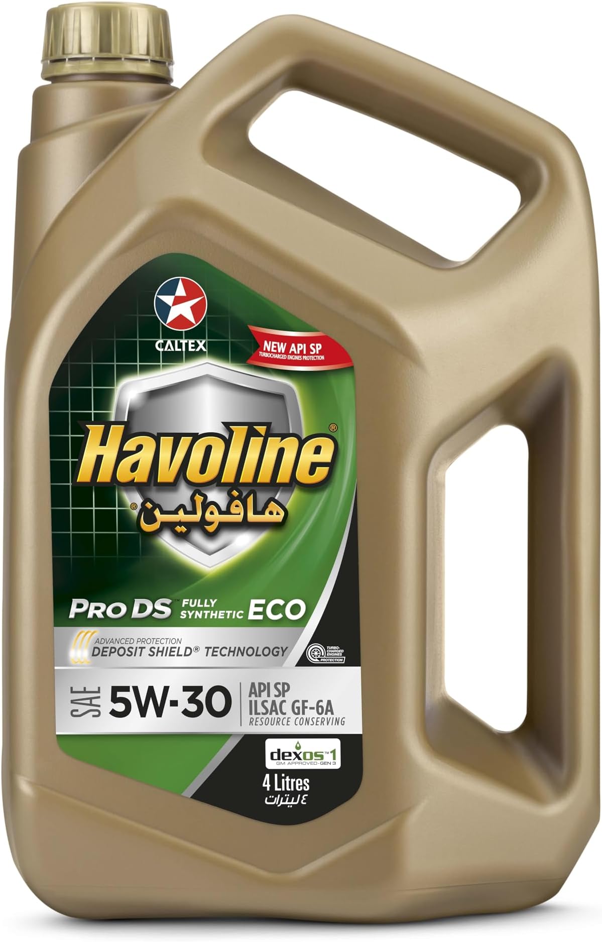 Caltex Havoline Pro DS Fully Synthetic Eco SAE 5W-30 (4L) Car Engine ...