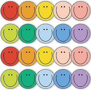 Amazon.com: FYSUIMU 69Ft Groovy Retro Happy Face Bulletin Board Border ...
