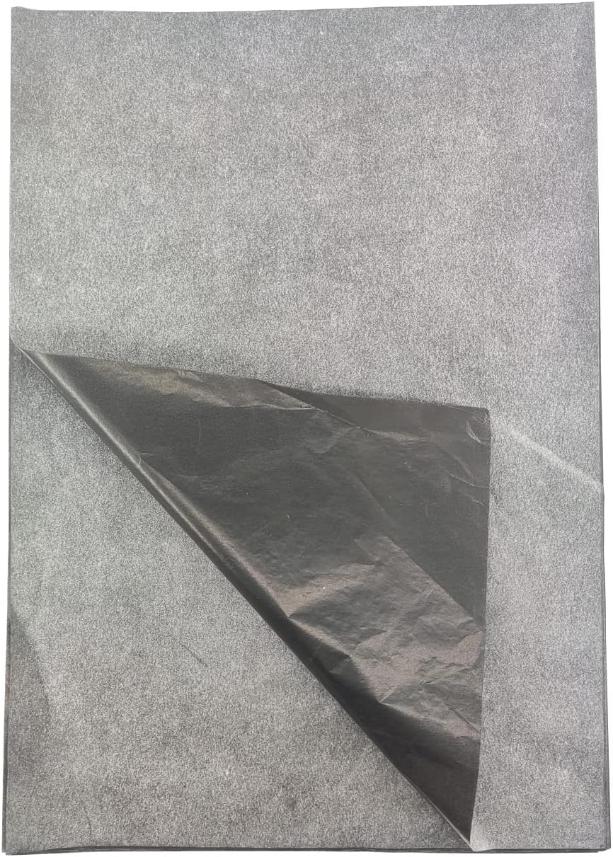 FINZOO 100 Sheets Carbon Transfer Paper, A4 Tracing Transfer Paper ...
