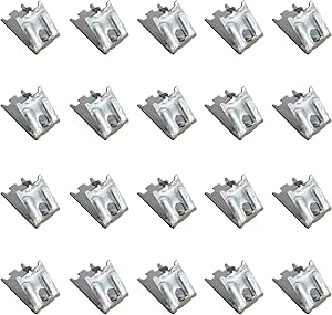 Amazon.com: 20 Pieces Refrigerator Shelf Clip,Anti-shedding style ...