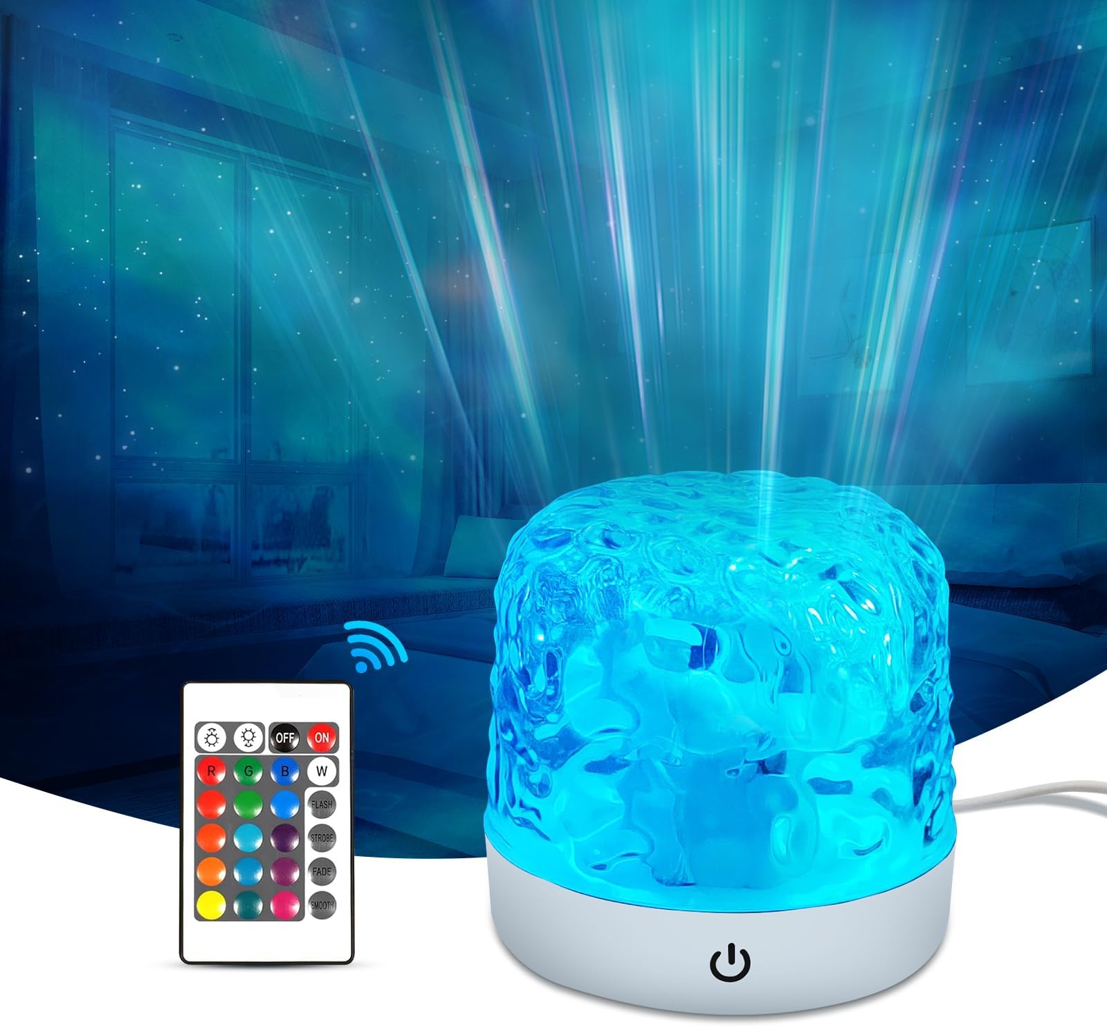 JIAWEN Galaxy Projector Light, Star Projector Night Light with 16 ...