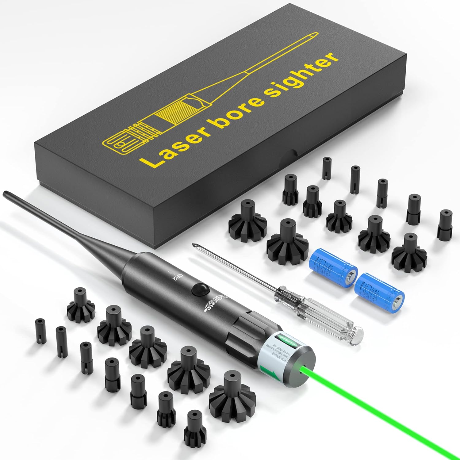 Amazon.com : Lyska Universal Rifle Laser Bore Sight Kit for .17 to 12GA ...