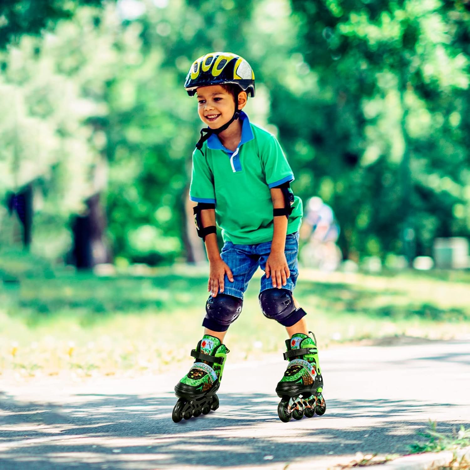 DIKASHI – Patines ajustables para niños y niñas, patines en línea para ...