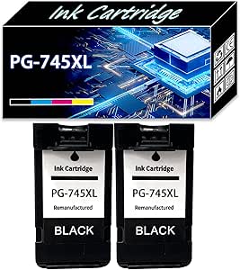 Amazon.com: PG-745 XL Black Ink Cartridges Replacement Compatible for ...