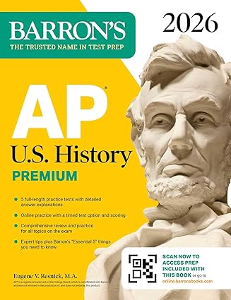 Amazon.com: AP U.S. History Premium, 2026: Prep Book with 5 Practice ...