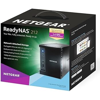 Netgear ReadyNAS 212 RN21200-100INS 2-Bay Diskless Network Attached ...