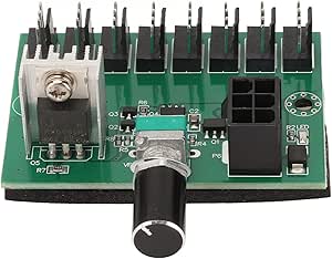 Amazon.com: Fan Splitter Controller Hub, PWM 8 Channel Cooling 4pin ...