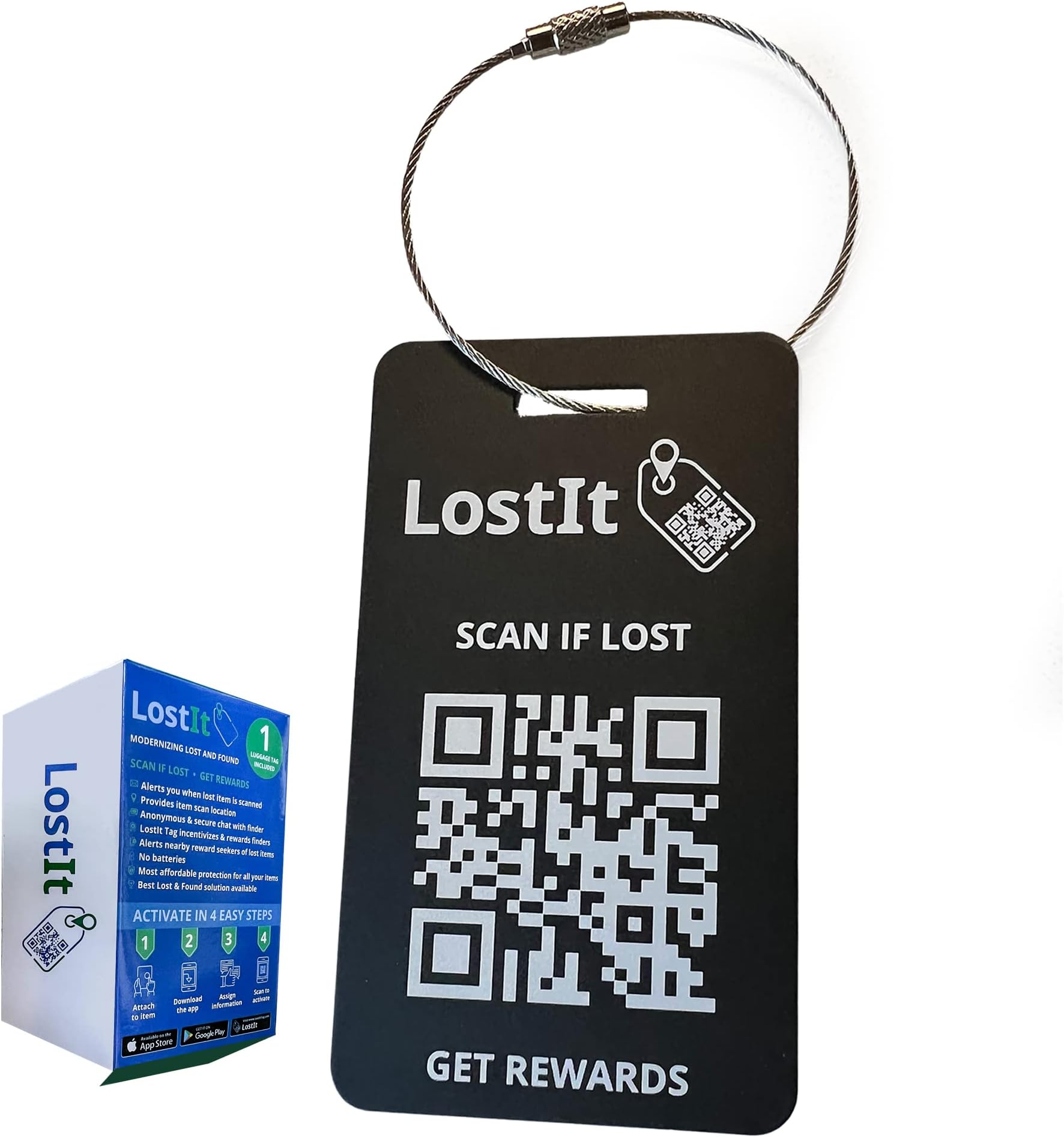 Amazon.com: Smart Luggage Tags | Privacy QR Code Luggage Tag Keeps ...