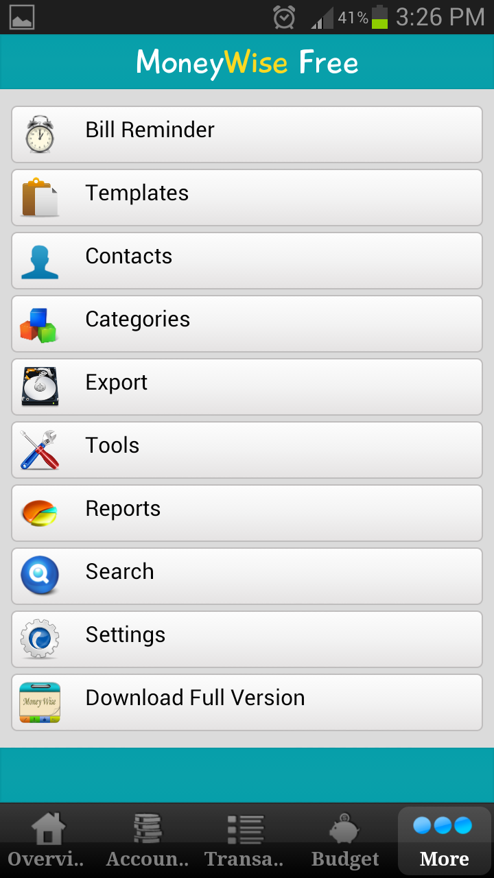 MoneyWise Free - App on Amazon Appstore