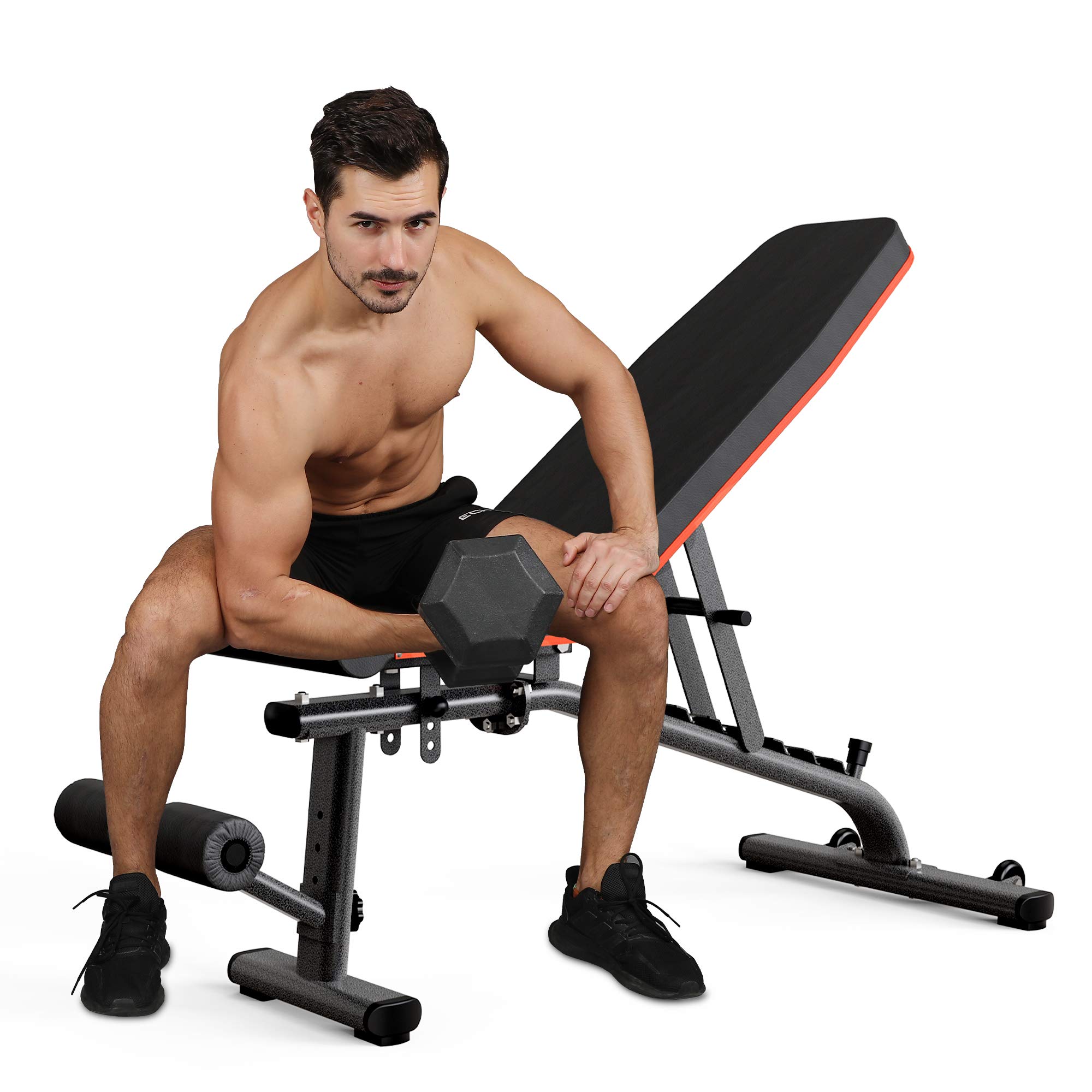 Buy KingStone Adjustable Weight Benches for Full Body Workout with ...