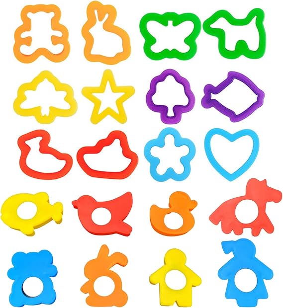 Clay Dough Tools Kit, 20 Pieces Modelling Tools for Playdough, Play ...