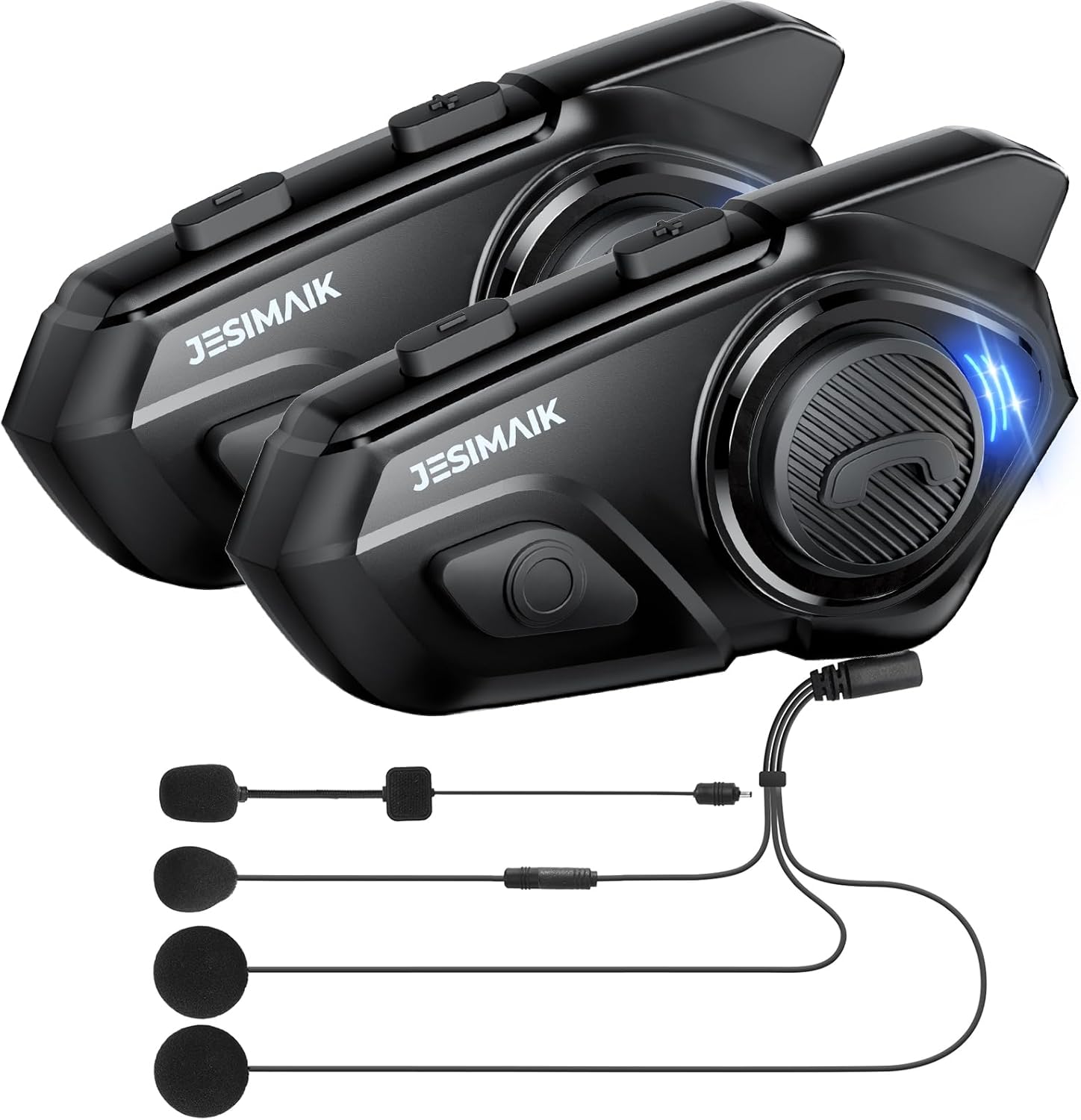 Amazon.com: Motorcycle Helmet Bluetooth Headset ,2000M 10 Riders Noise ...