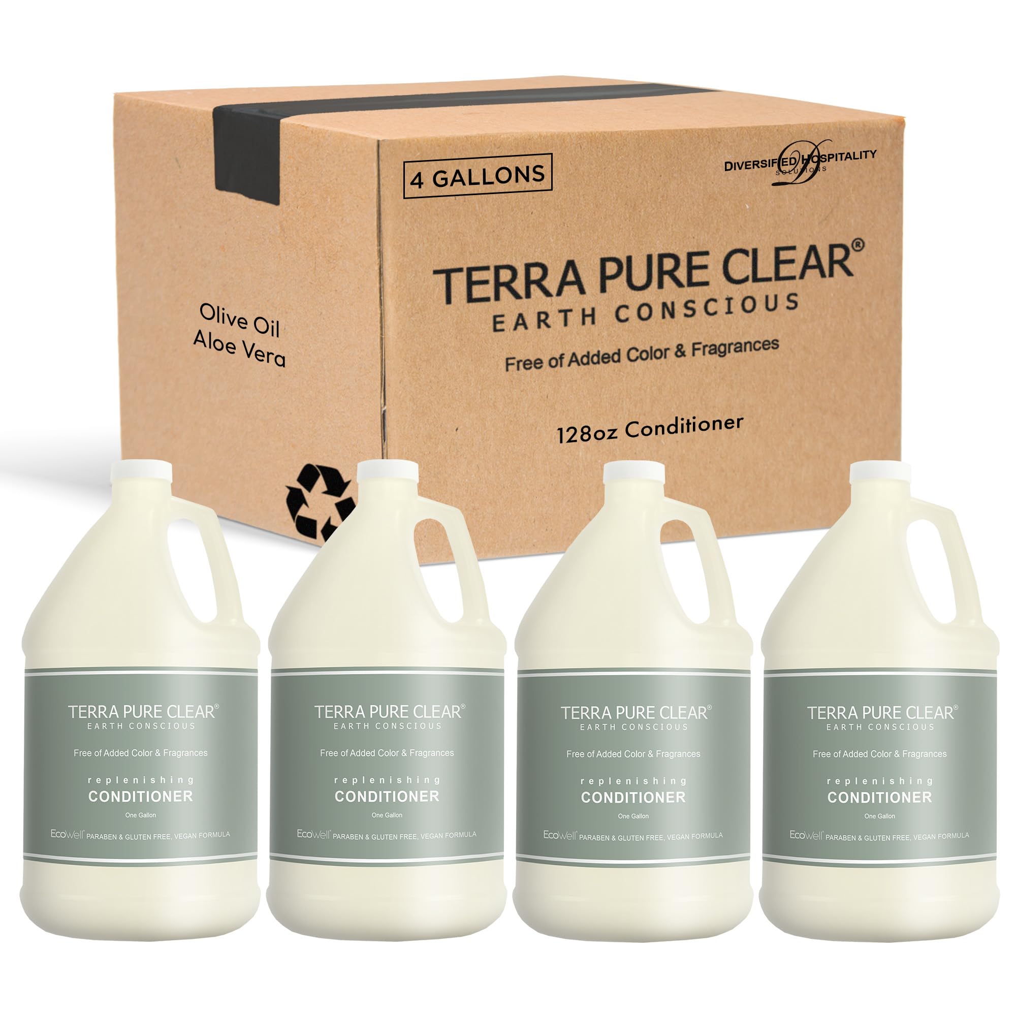 Amazon.com : Terra Pure 1-Shoppe Clear Color and Fragrance Free Gallon ...