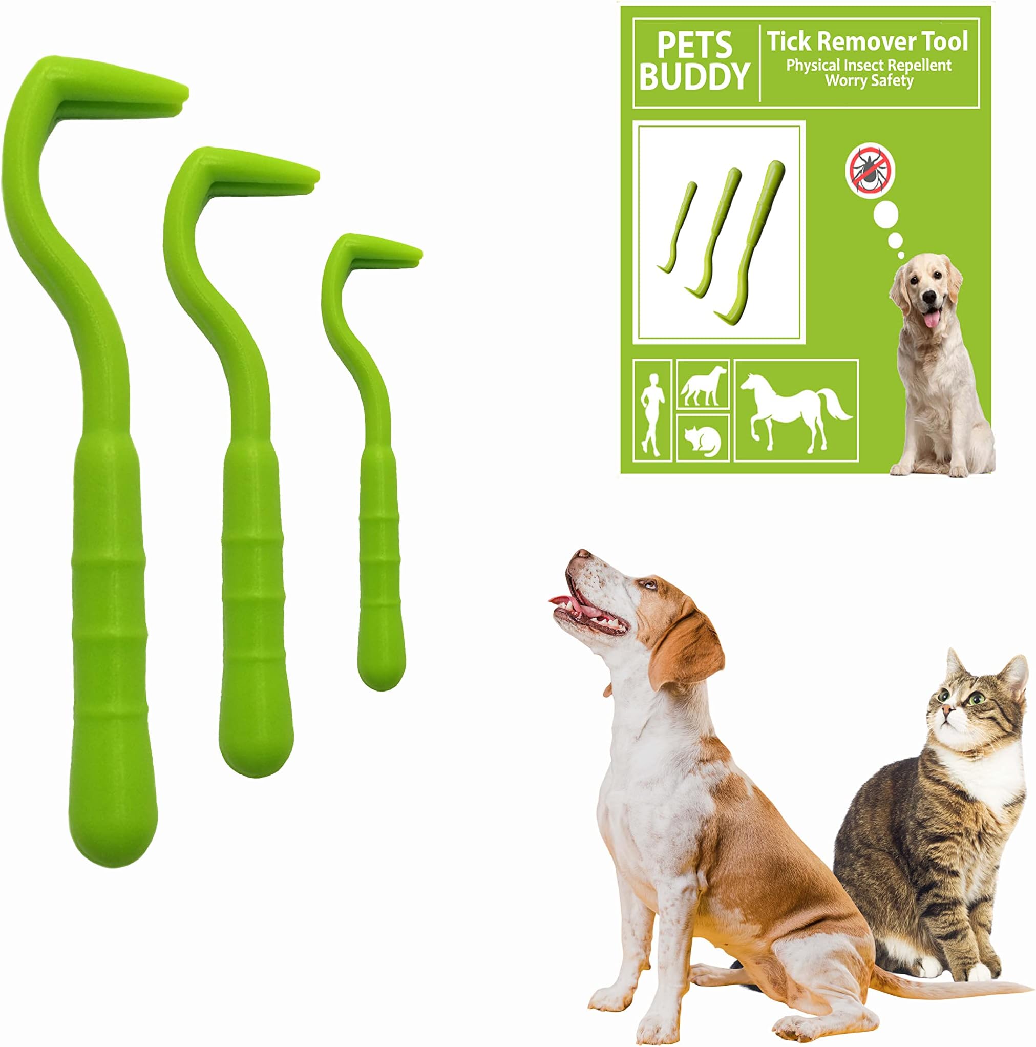 TickCheck Tick Remover Tools and Tick Identification Card for Humans ...