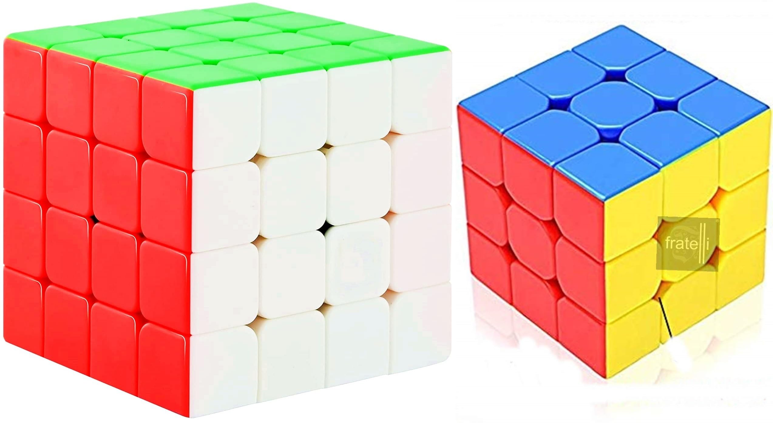 FRATELLI Speed Cube - High Speed Sticker Less Magic Puzzle Cube Game ...