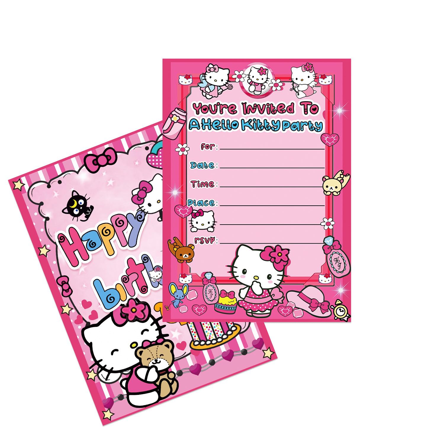 Hello Kitty Invitation Card Hello Kitty Invitations Personalized Party