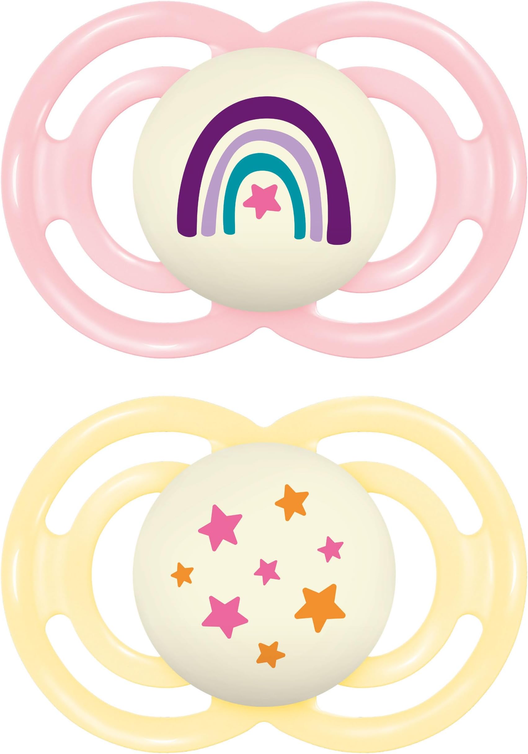 Amazon.com : MAM Perfect Night Baby Pacifier, Patented Nipple, Glows in ...