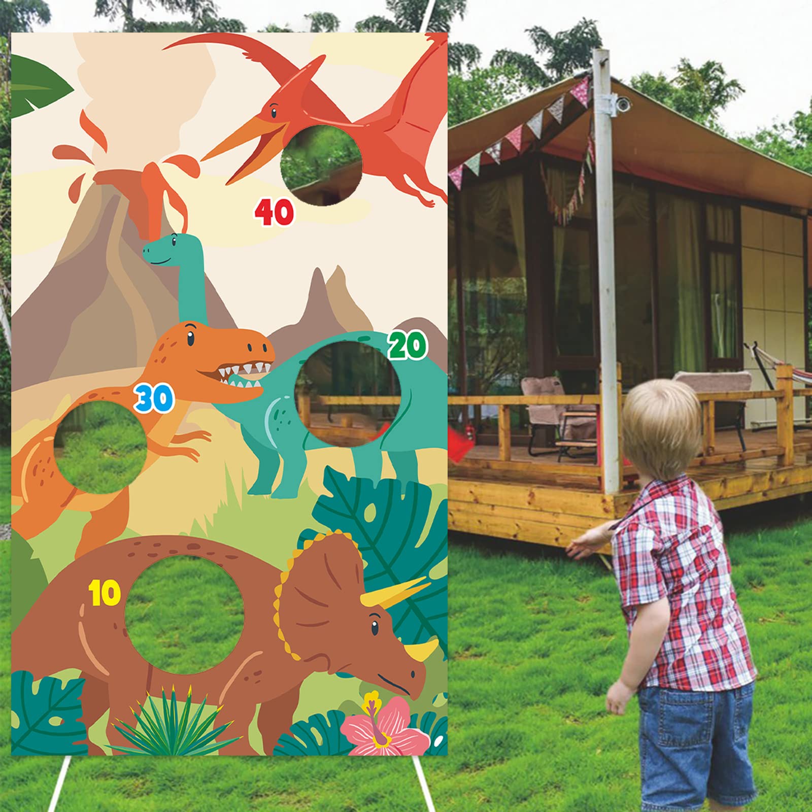 Amazon.com: Tyrannosaurus Rex T-REX Tanystropheus Triceratops ...