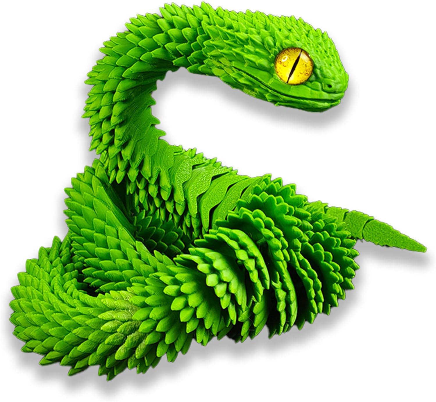 Amazon.com: Binvin 3D Printed Animals-Snake Viper,3D Printed Snake Toys ...