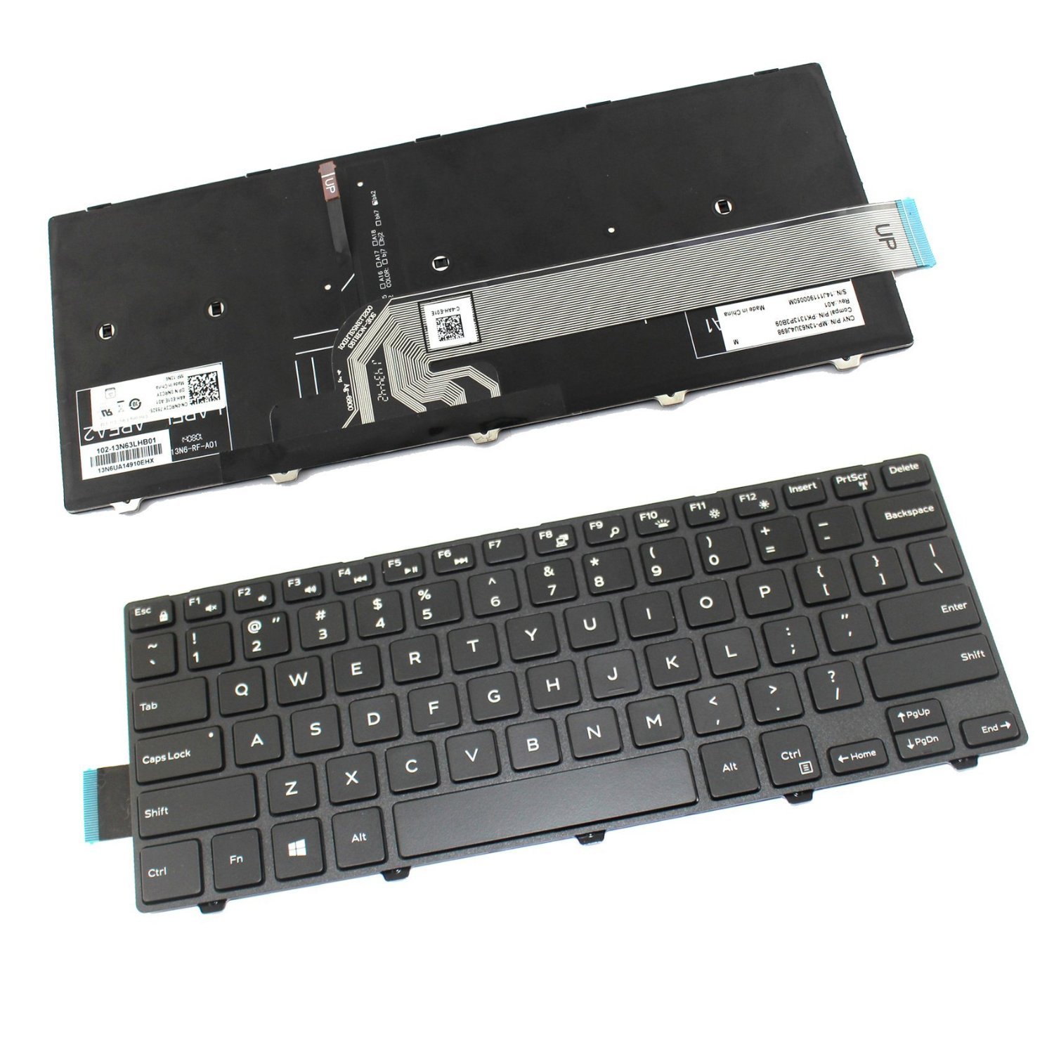 Amazon.com: New US Black Backlit Keyboard (with Frame) Replacement for ...