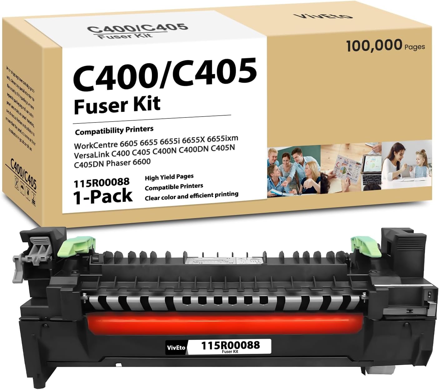 Amazon.com: Versalink C400 C405 Fuser Unit 115R00088 Compatible C400 ...