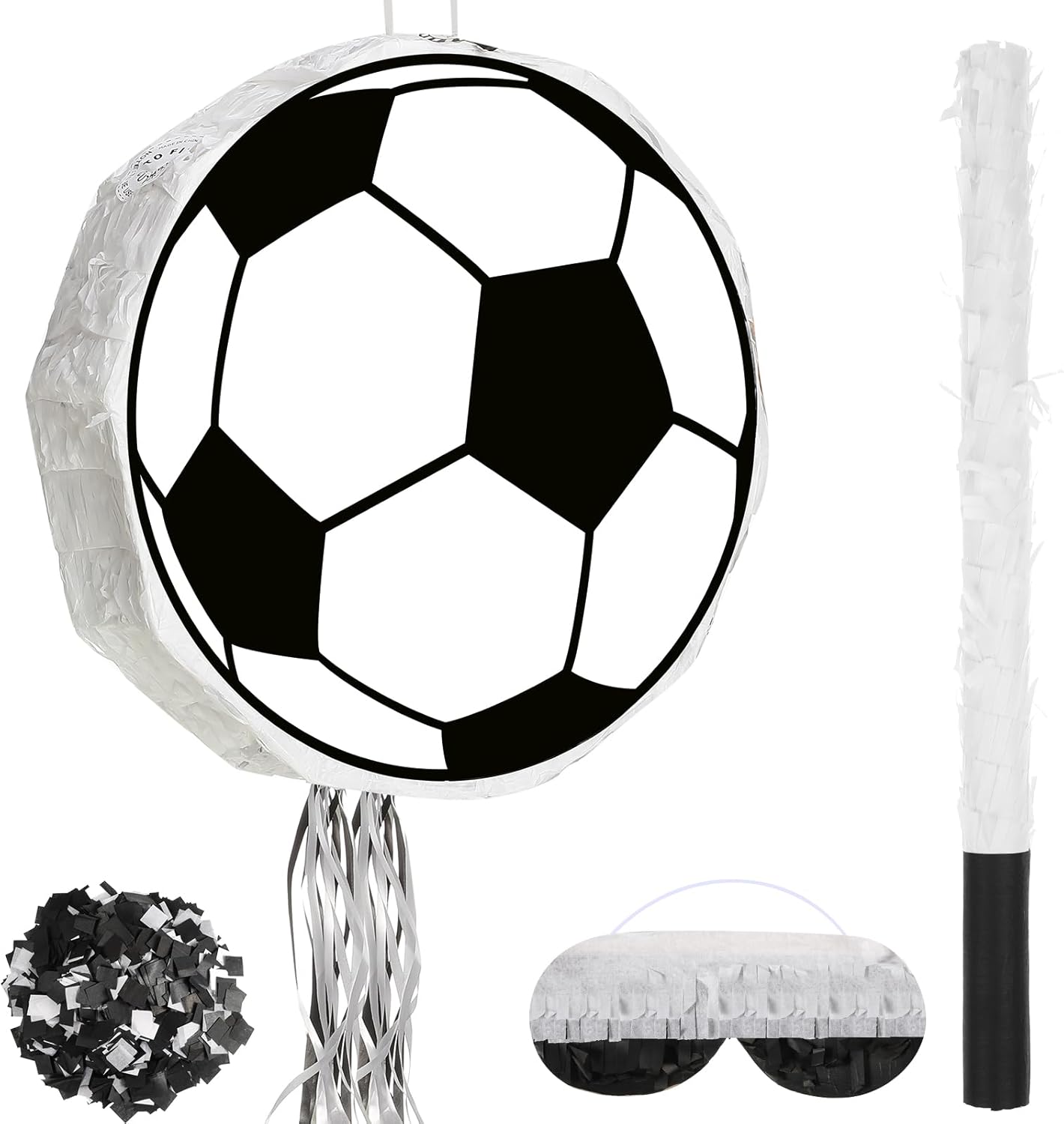 Amazon.com: Capoda Soccer Piñata Pull String Piñata Bundle with Tassel ...