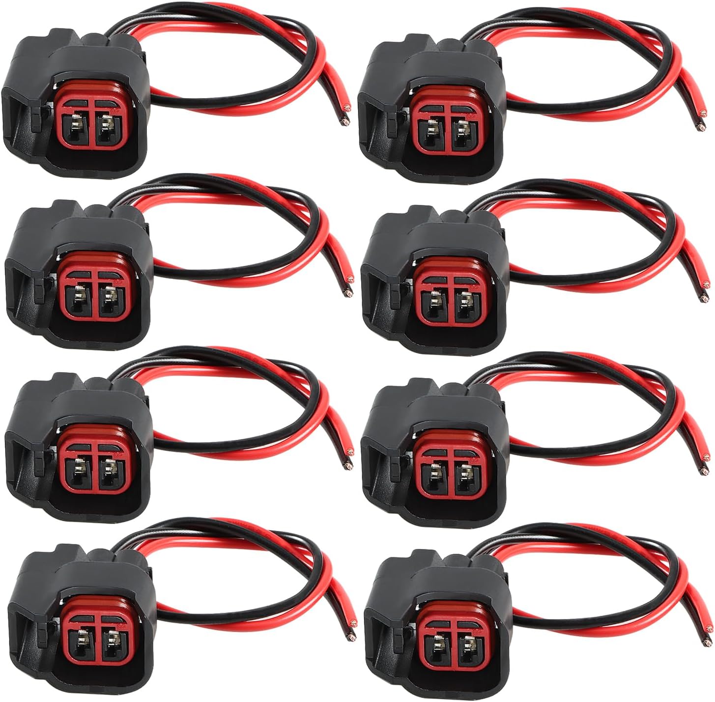 Amazon.com: UOIENRT 8 Pack Fuel Injector Kits Pigtail Connector ...
