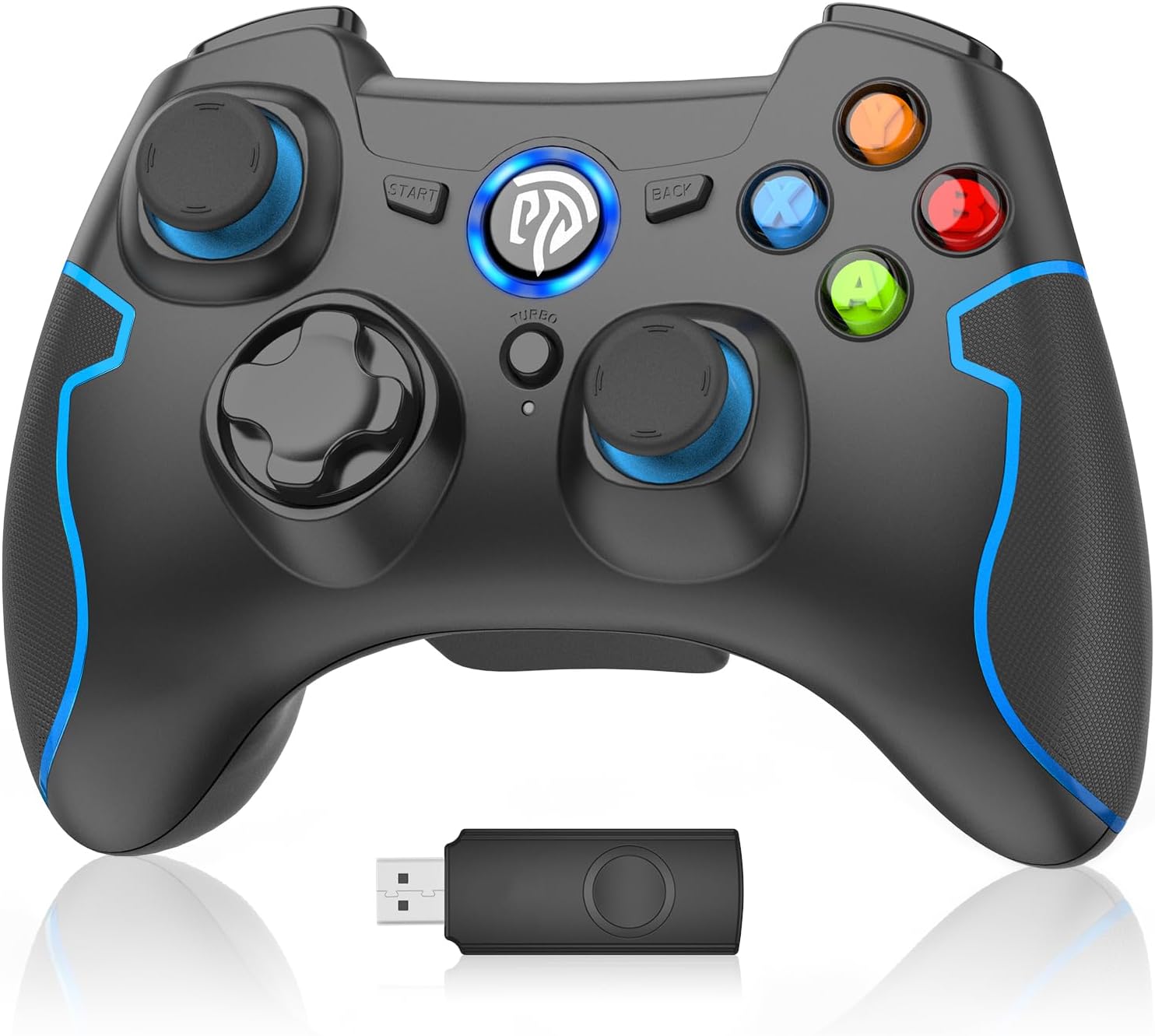 LEVEWAN EasySMX Gamepad PC, PC Controller Wireless, Controller for PC ...