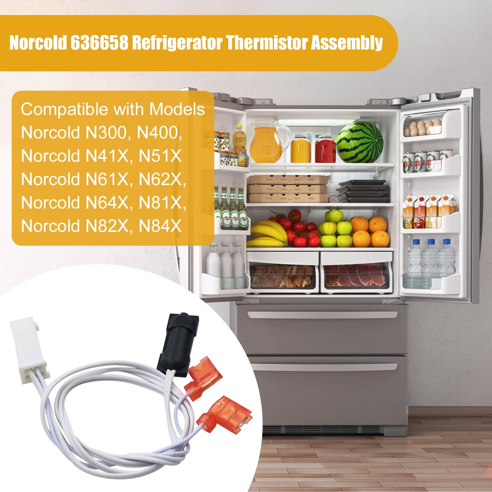 Snapklik.com : 636658 Thermistor Assembly For Norcold RV Refrigerator ...