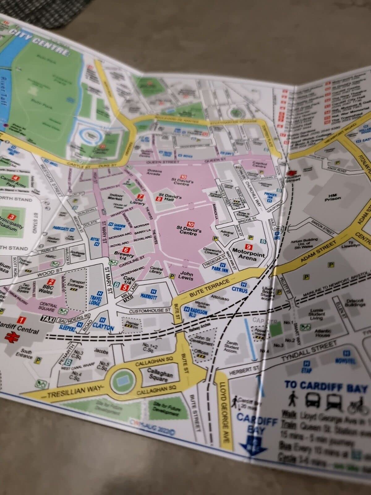 Tourist map cardiff 60 photos - Cappadociaconcepttour.com
