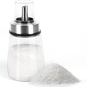 Amazon.com: Loscarol Sugar Dispenser with Pour Spout & Lid, Glass Sugar ...