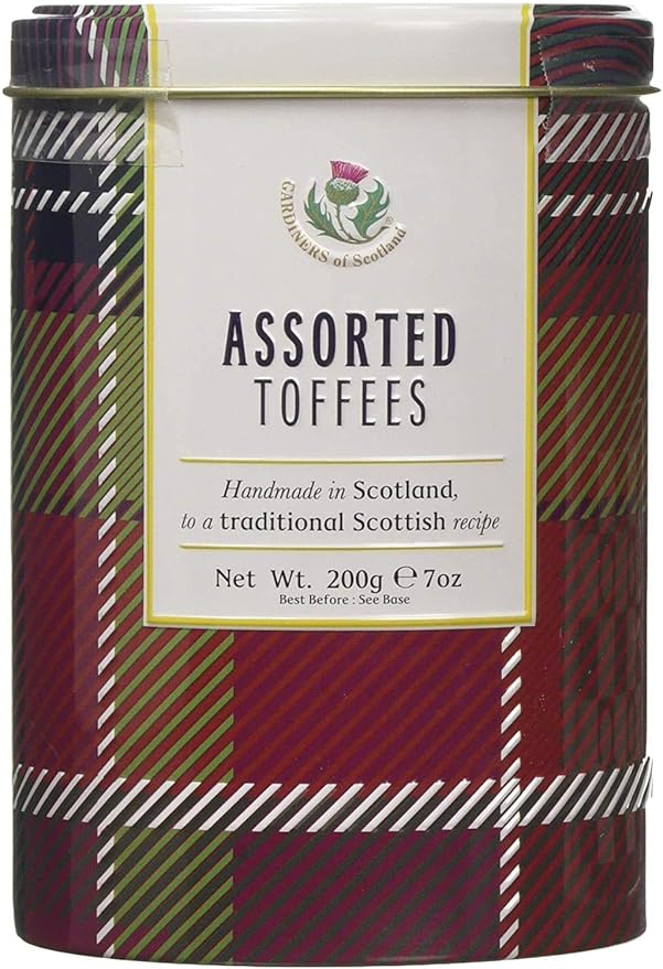 Amazon.com : Gardiners of Scotland Handmade Fudge 200g Tin, Tartan ...