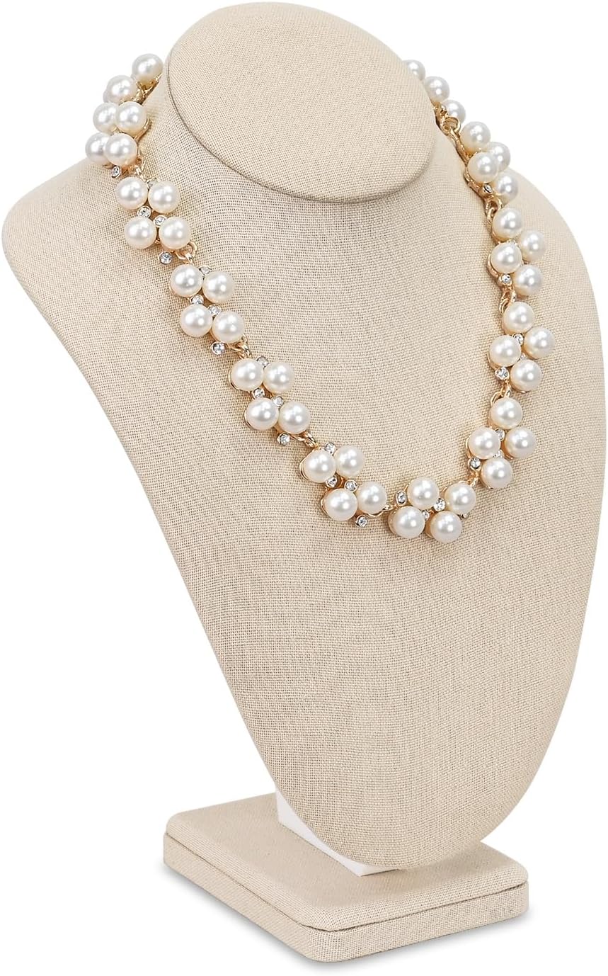 Amazon.com: MOOCA Necklace Chain Jewelry Bust Display Holder Stand ...