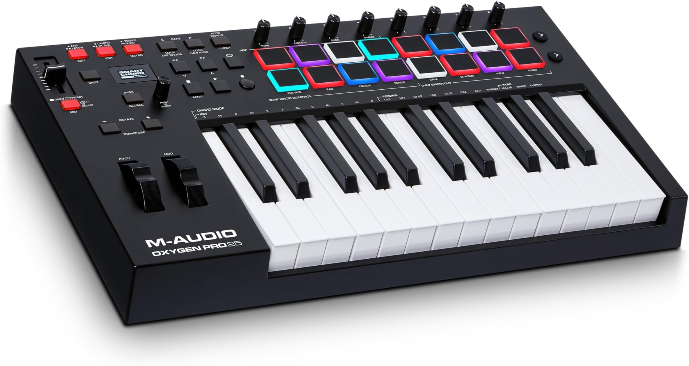AKAI Professional MPK Mini MK3 - Teclado Controlador MIDI USB de 25 Teclas con 8 Drum Pads, 8 ...