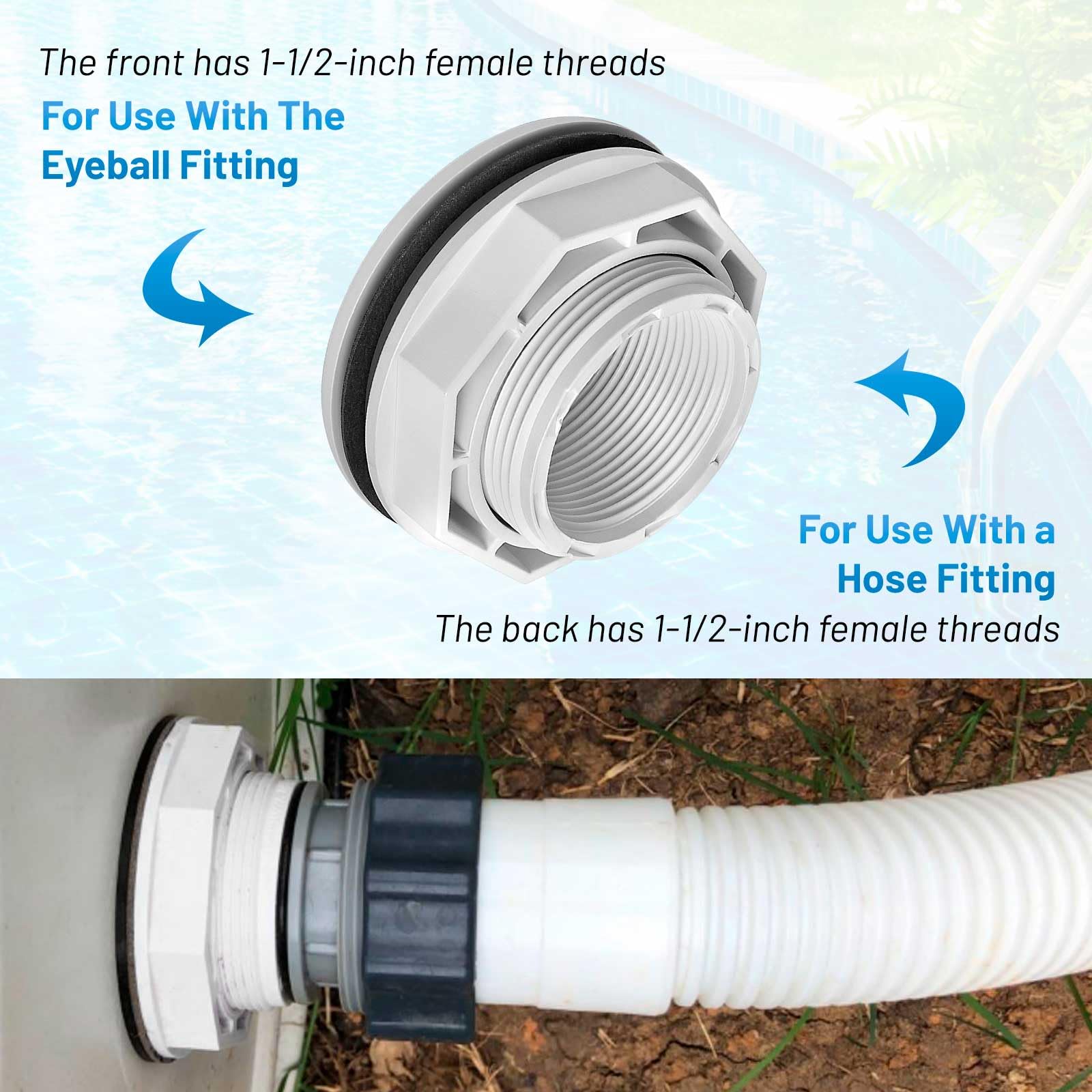 Snapklik.com : AOIT 2 Pack Replacement SP1023 Inlet Return Fitting For ...