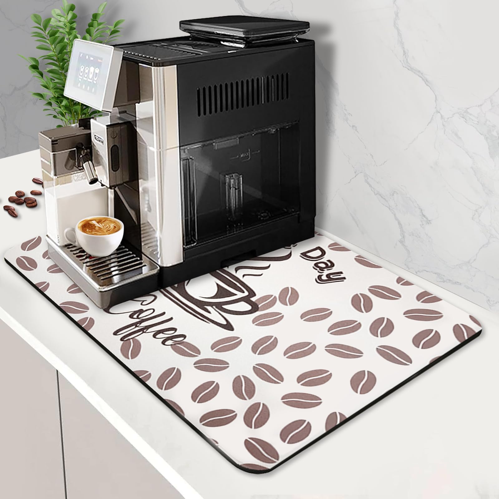 Amazon.com: 16 x 20" Absorbent Coffee Matt for Counter,Under Coffee ...