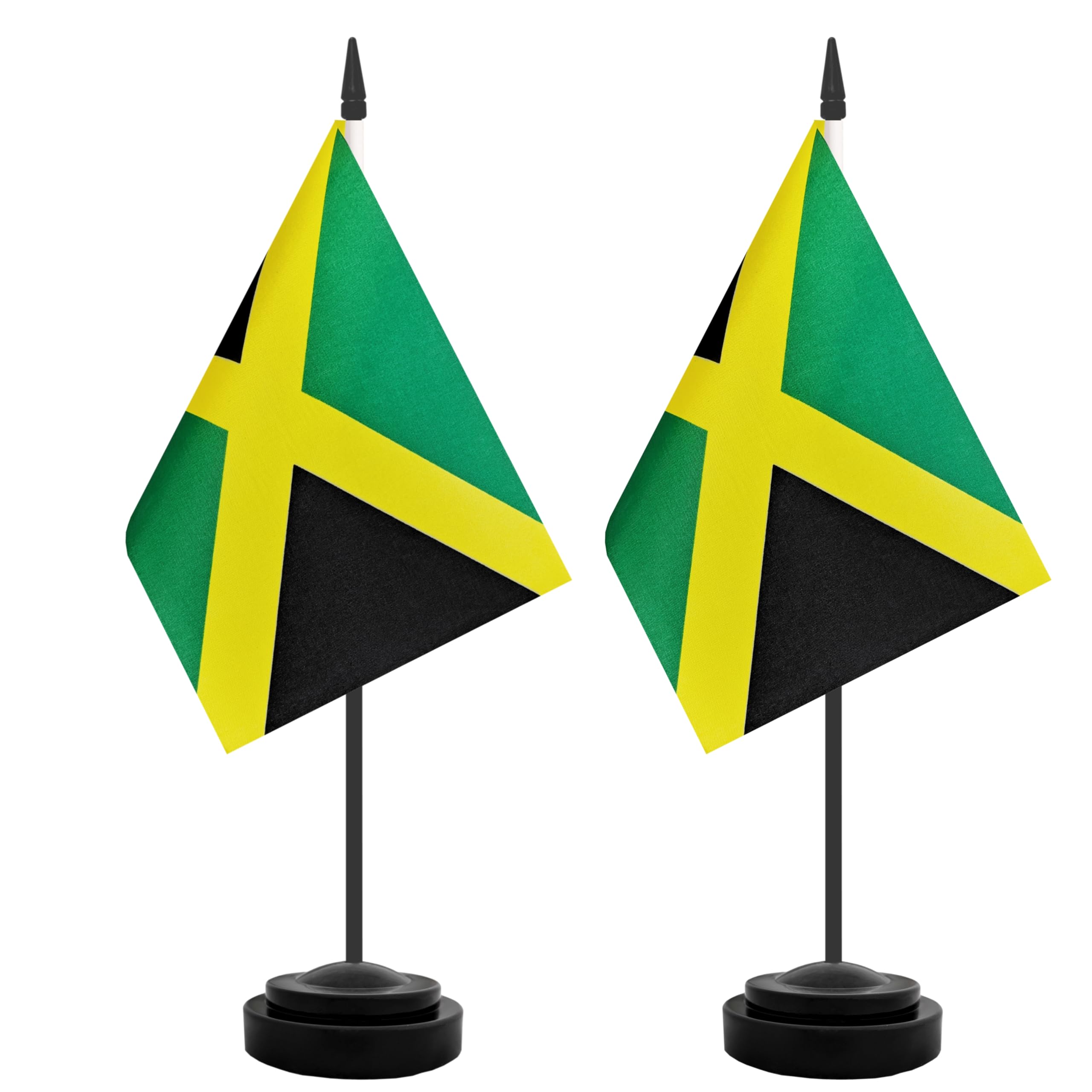Amazon.com: TrendPow 2 Pack Jamaica Desk Flag, Jamaican Table Office ...